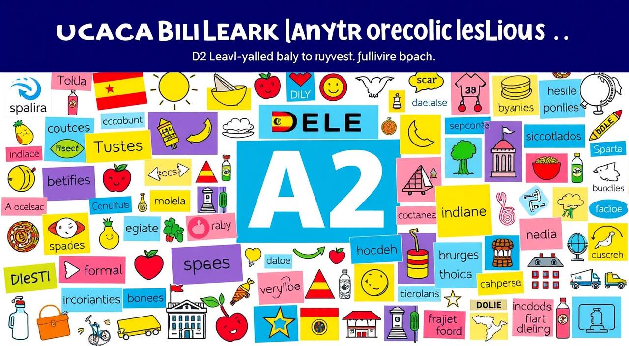 Vocabulary and Sentence Examples for DELE A2 Exam Success